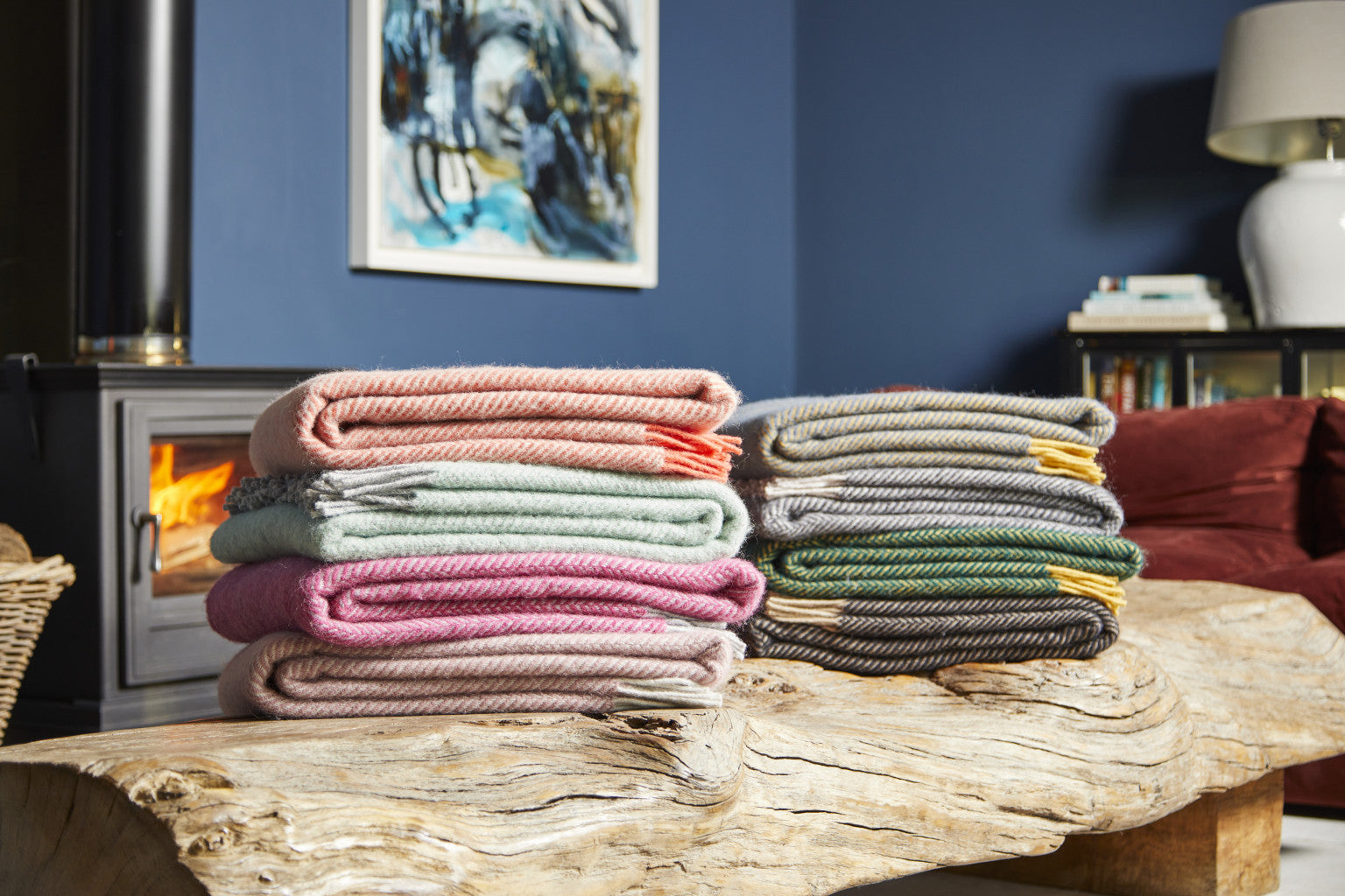 Throws and blankets | Raspberry Leaf Interiors North Berwick Scotland