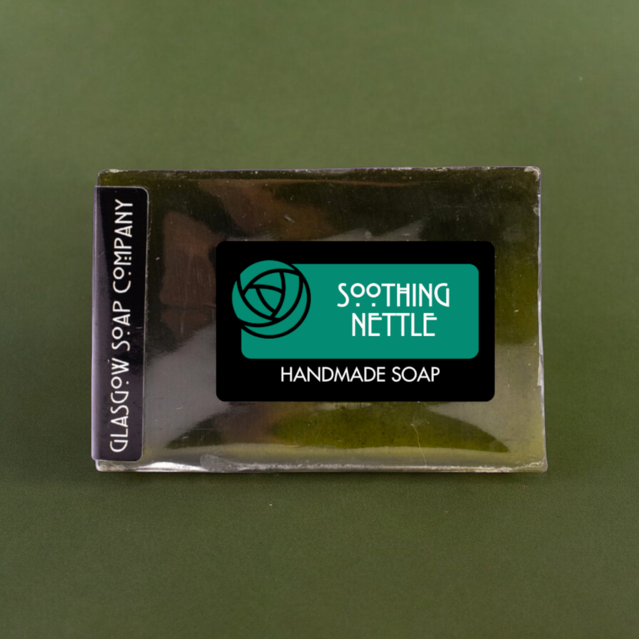 Soothing Nettle Handmade Soap Slice 120g – Raspberry Leaf Interiors